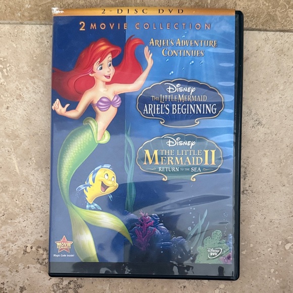 Disney | Media | Disney The Little Mermaid 2movie Collection Dvd | Poshmark
